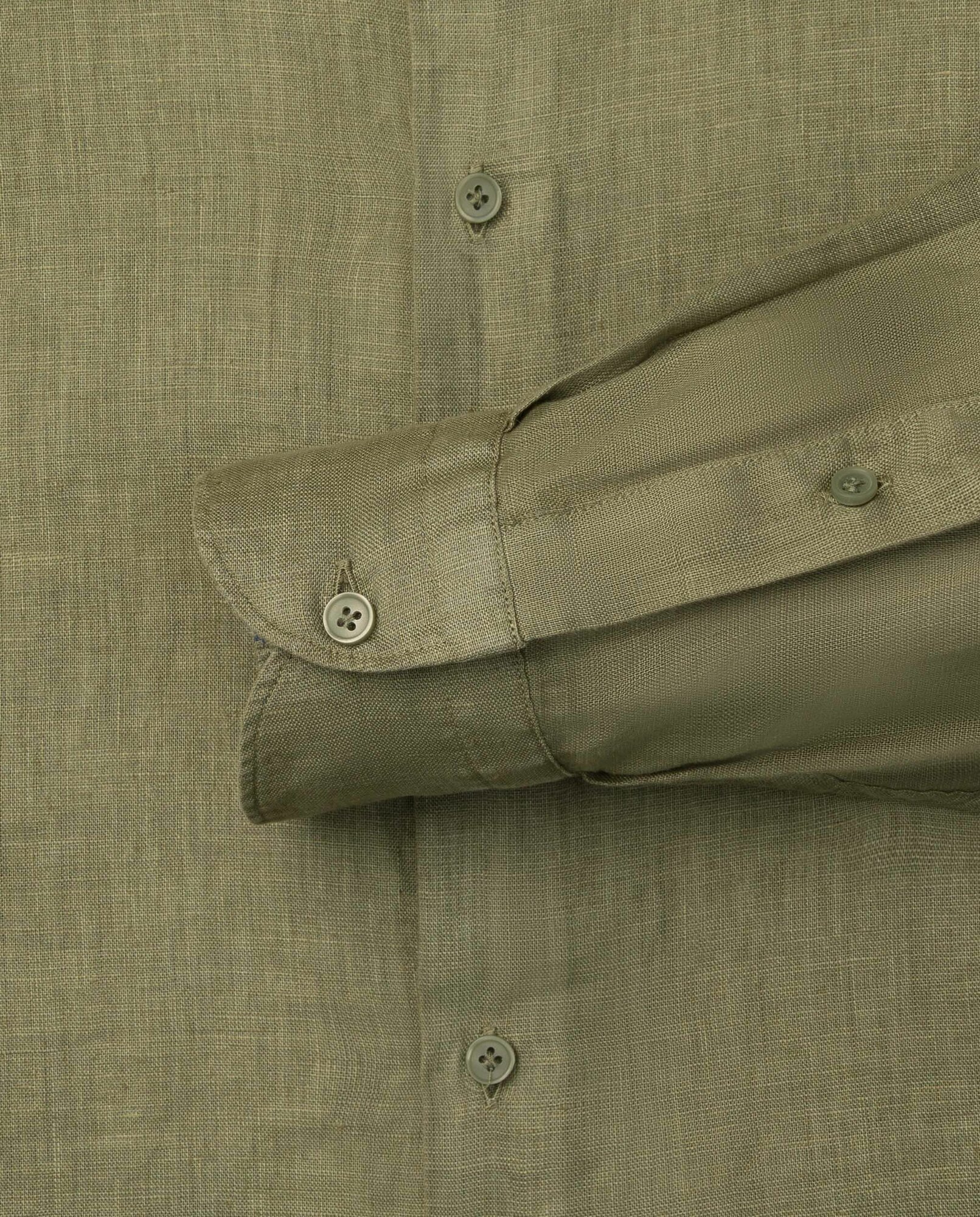 Рубашка Camicissima Linen Trendy Shirts, размер 44, зеленый — фото 1