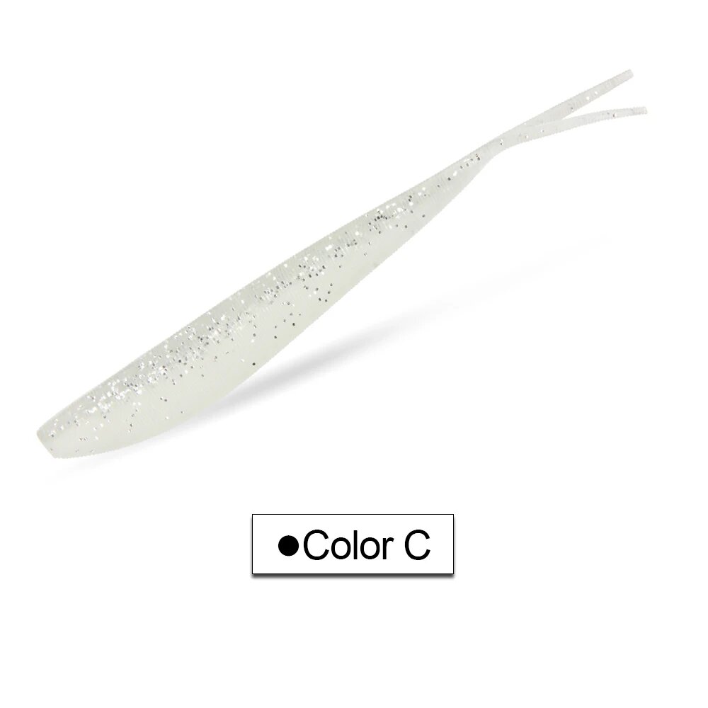 Spinpoler Jerk Minnow Swimbait 10 шт. Белый, 8cm, Color-C