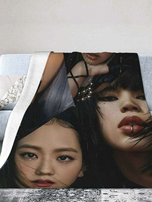 Плед Blackpink Пледы Блэкпинк Jisoo Jennie Rose Lisa Джису Дженни Розе Лиса