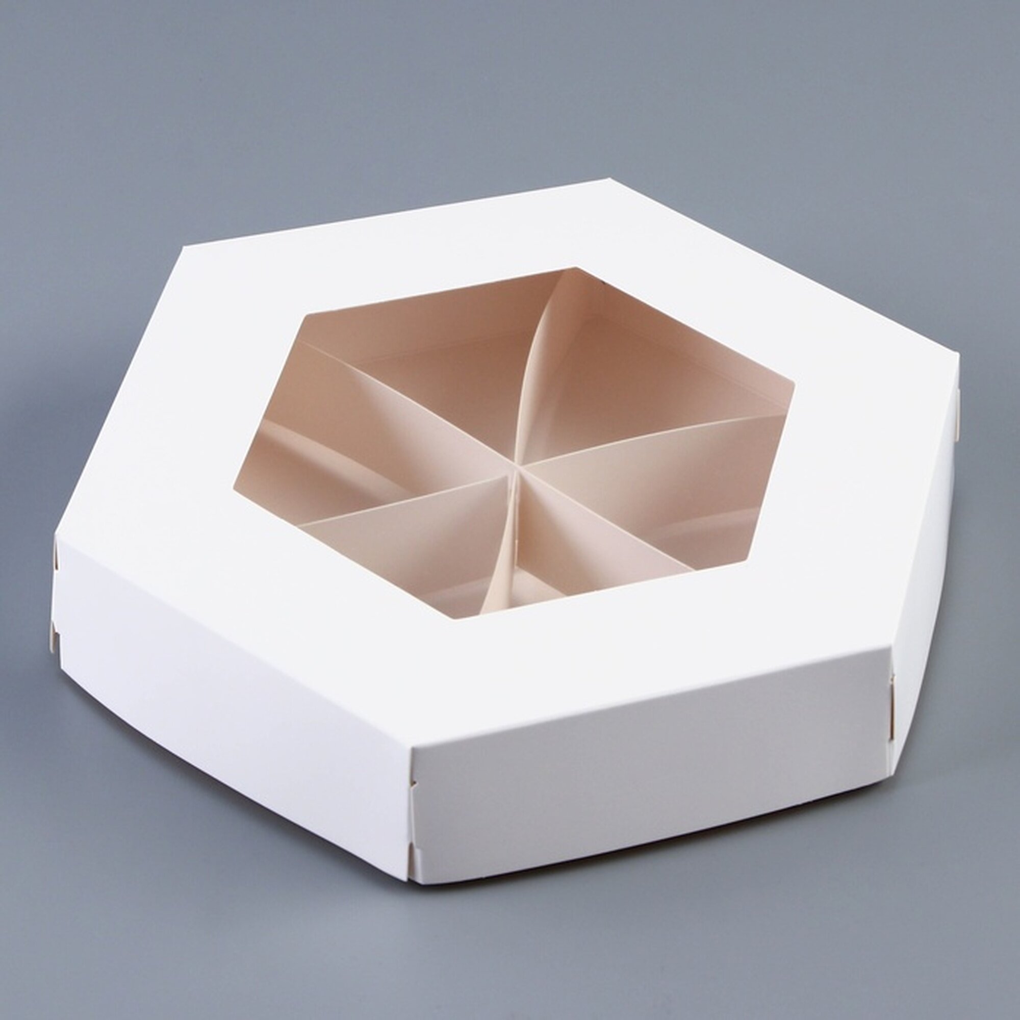 Менажница белая, 20×4 см