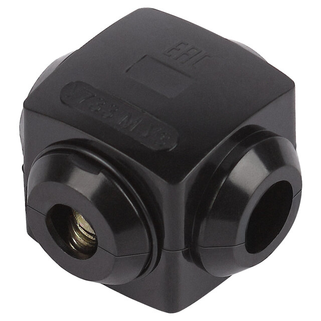 ЭРА У733М кабельный ответвитель-зажим IP20 черный, диапазоны 16-35 мм и 1.5-10 мм