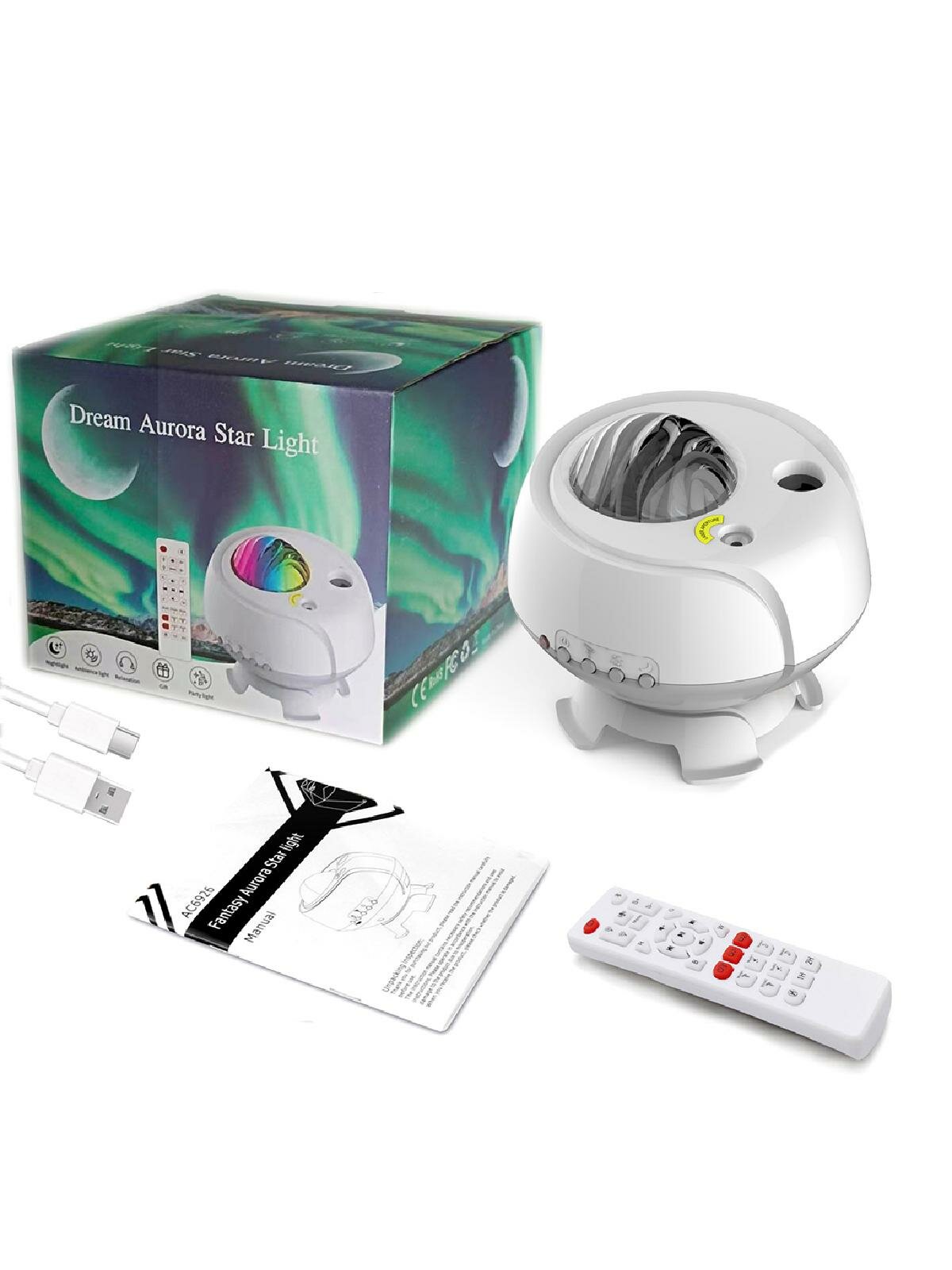 Star Projector Night Light, Colorful Led for Aurora Starry Projector for Smart Phone, Remote Control, for Room