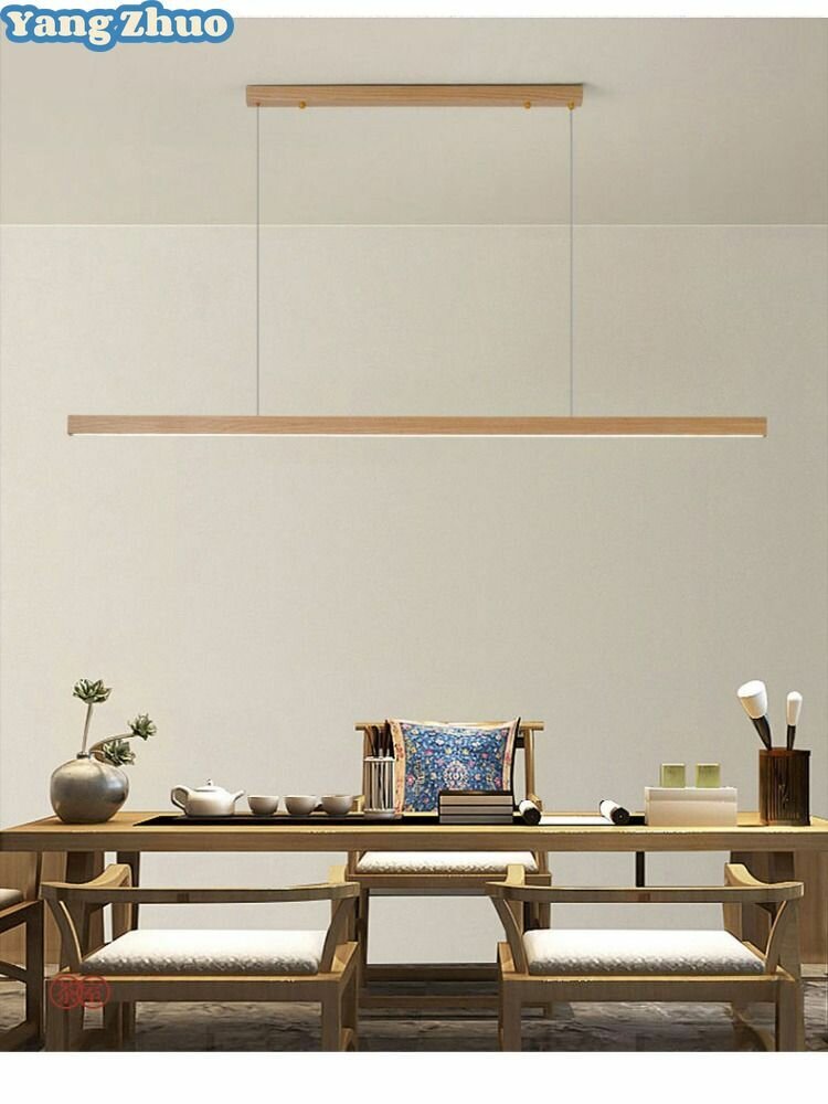 Подвесная люстра из массива дерева