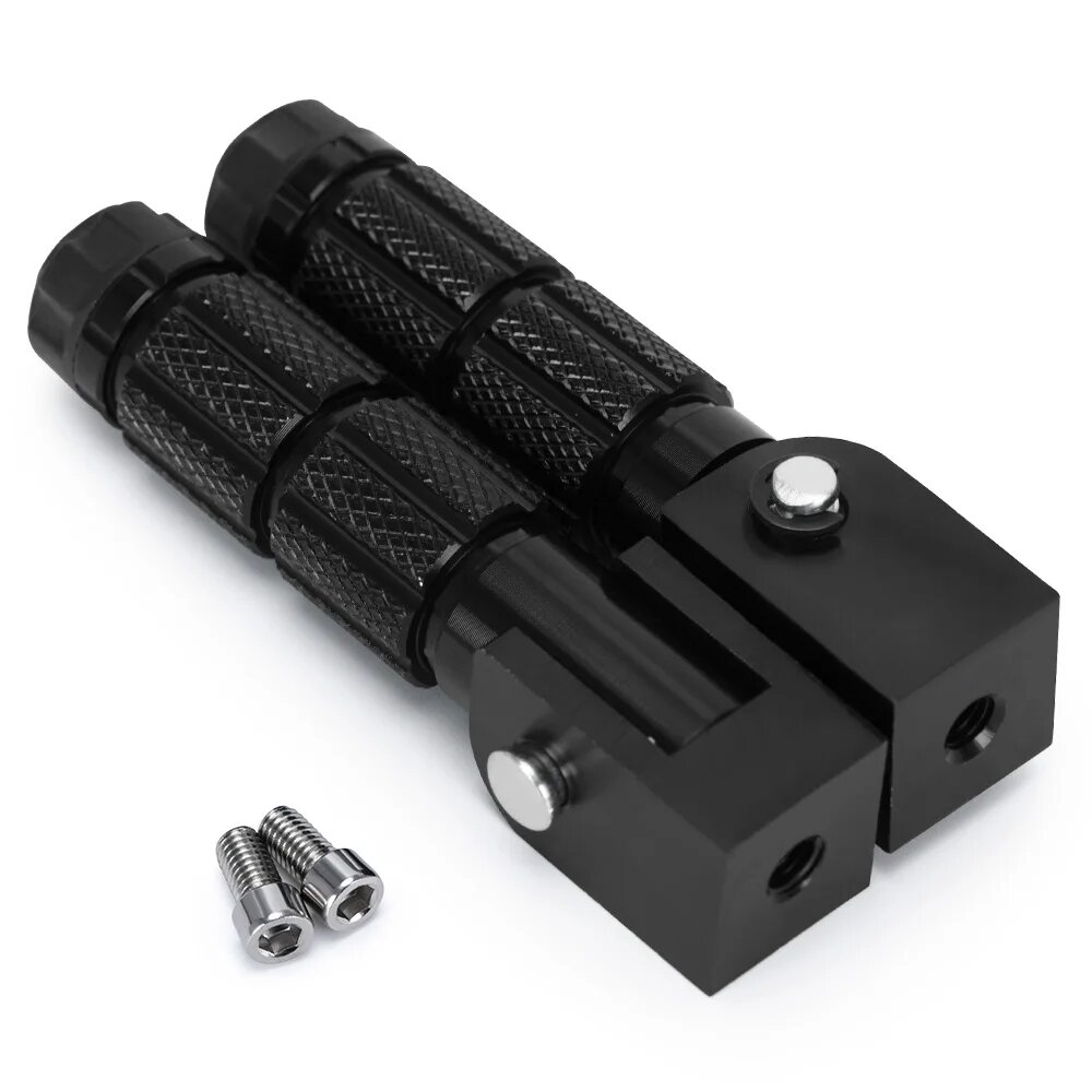 Алюминий, 2 шт, M8, универсальные складные подножки для мотоцикла, велосипеда, подножки, SC15BK-XST