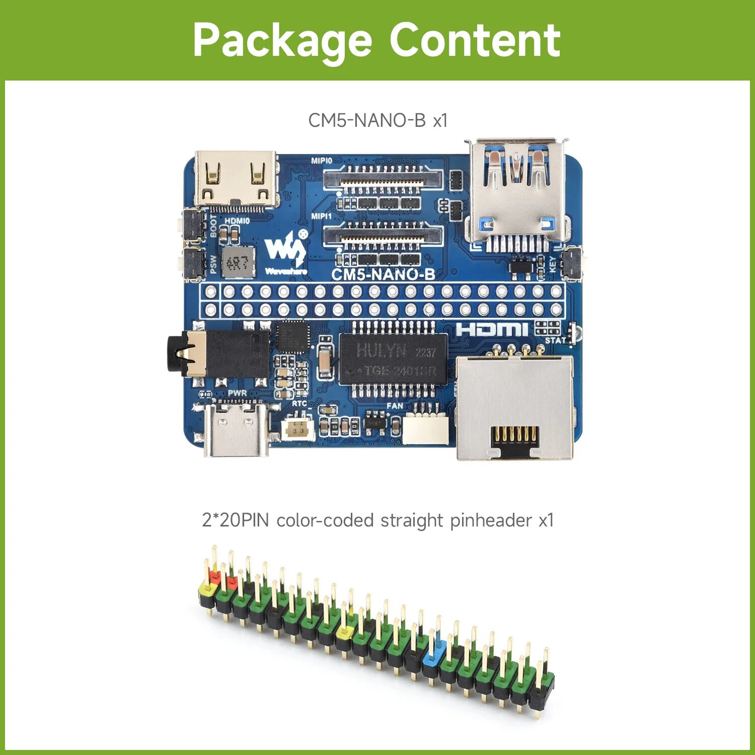Waveshare Nano Base Board CM5-NANO-B — фото 1