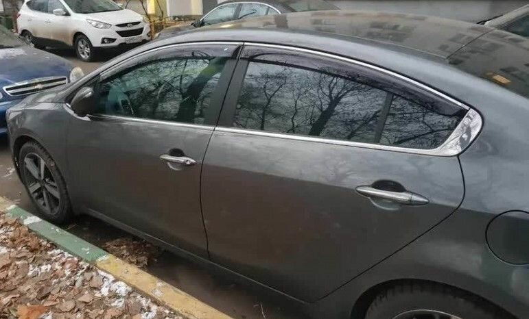 Дефлекторы боковых окон KIA Cerato Киа Церато (2013-2016)