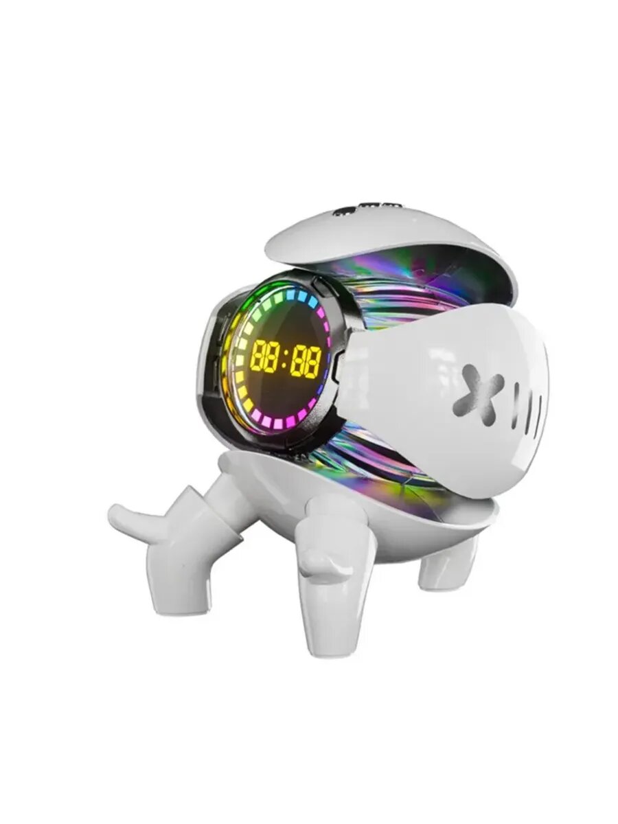 Блютуз колонка в виде собаки, портативная, беспроводная связь, USB, FM-радио