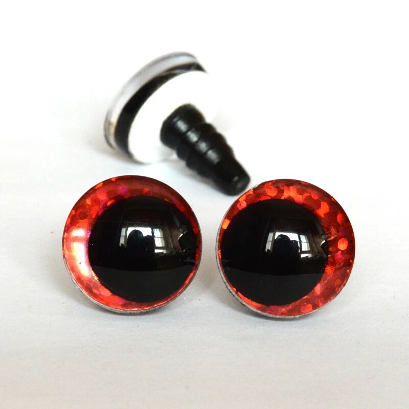 Crosse глаза мультяшные глаза 3D блестящие глаза безопасная кукольная игрушка плюшевая игрушка цветные глаза куклы для амигуруми вязаные крючком чучело животных