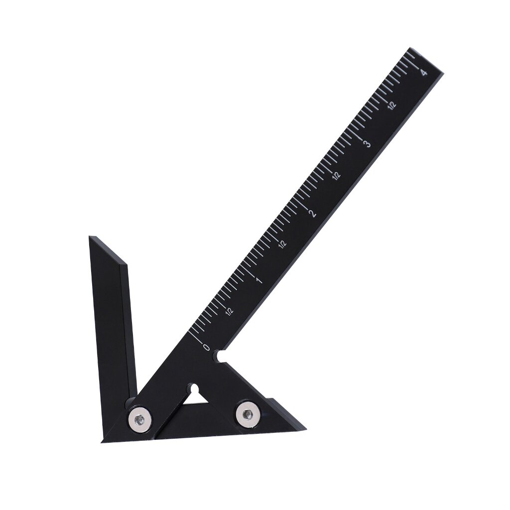 Транспортир, Черный угловой линейка с центральной меткой, спецификация с масштабом прямоугольная линейка дюймовая