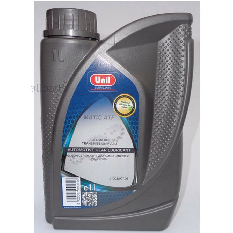 UNIL 5420007009014 Unil масло трансмиссионное АКПП MATIC ATF (1L)