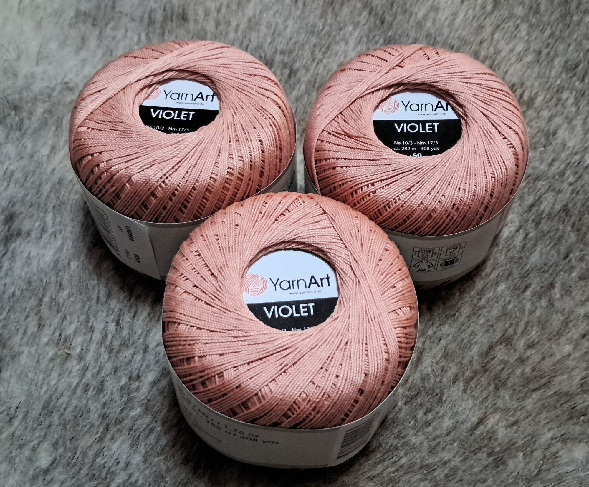 Редкая импортная летняя пряжа "Ярн Арт Виолет"; барочная роза