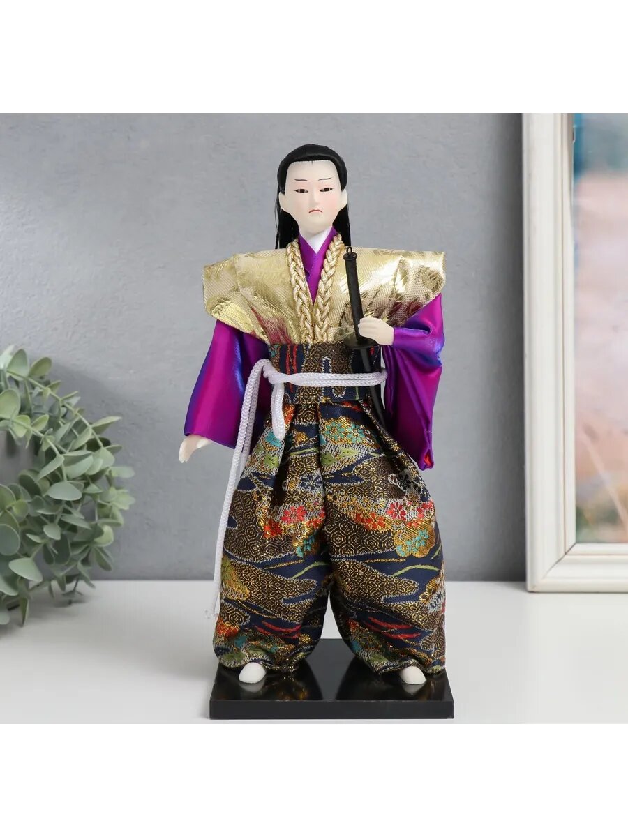 Кукла коллекционная Китаянка/ Японка 30х12,5х12,5 см