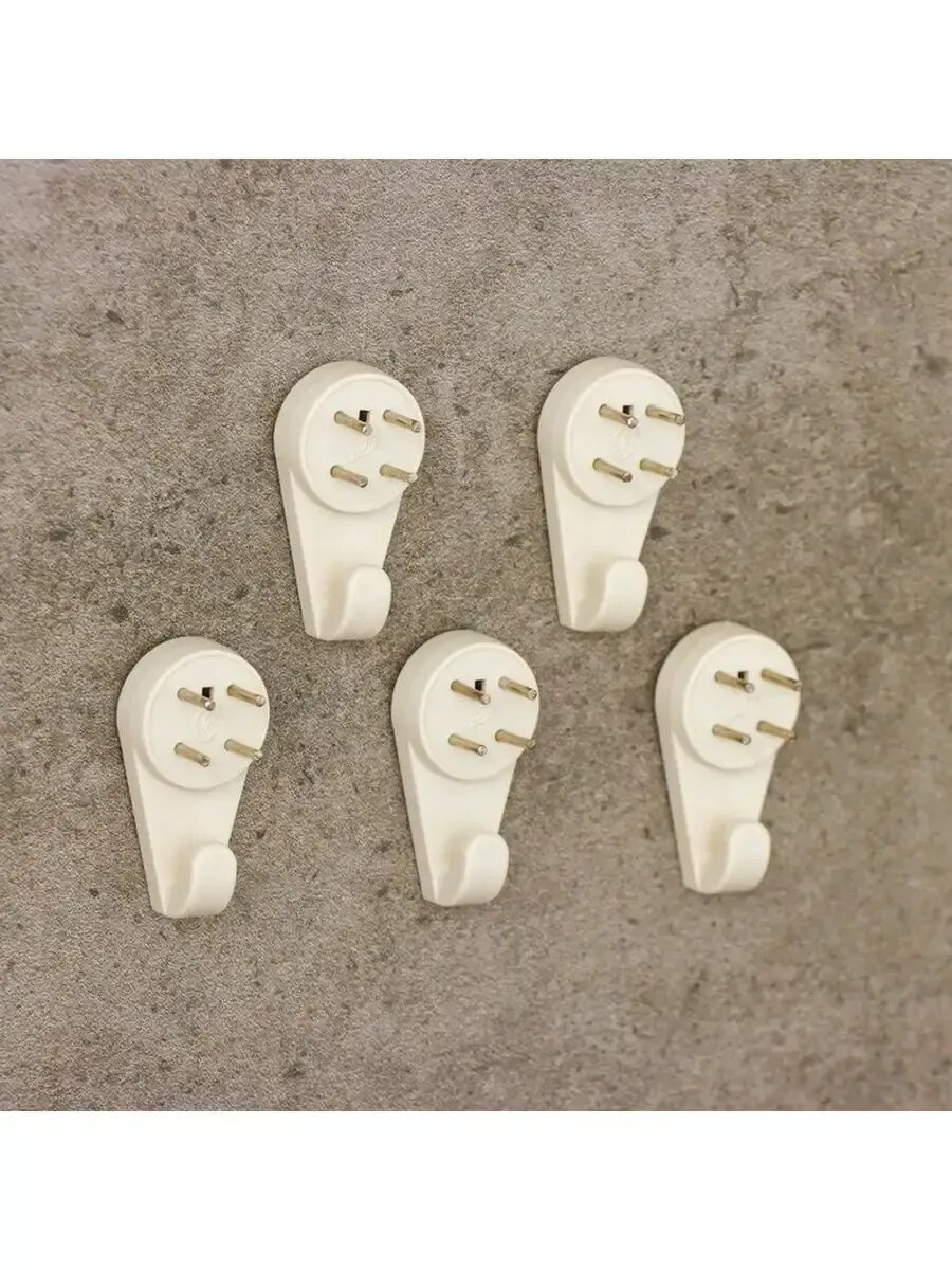 Крепление для картины ЗАО Пластик, большое, цвет белый