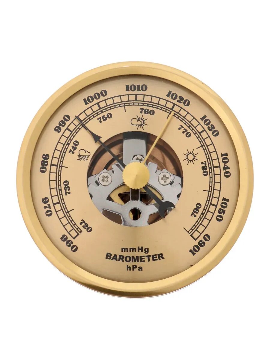 Барометр с шестерней