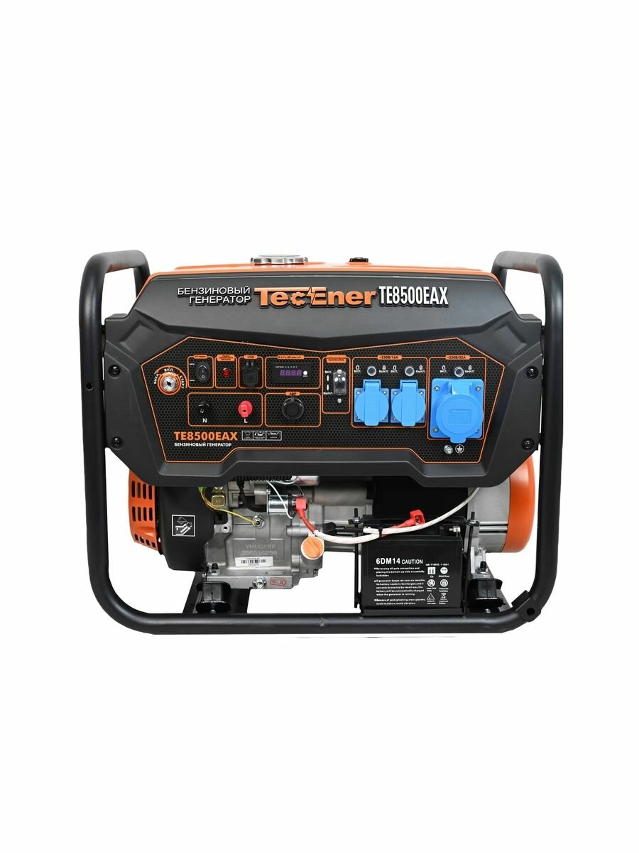 Бензиновый генератор TecEner TE 8500EAX (8.5 кВт) с электрозапуском