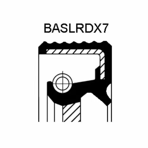 Сальник дифференциала 28x38x7 Volvo C30 S40 S80 V50 V70 2.4 2.5T 00>