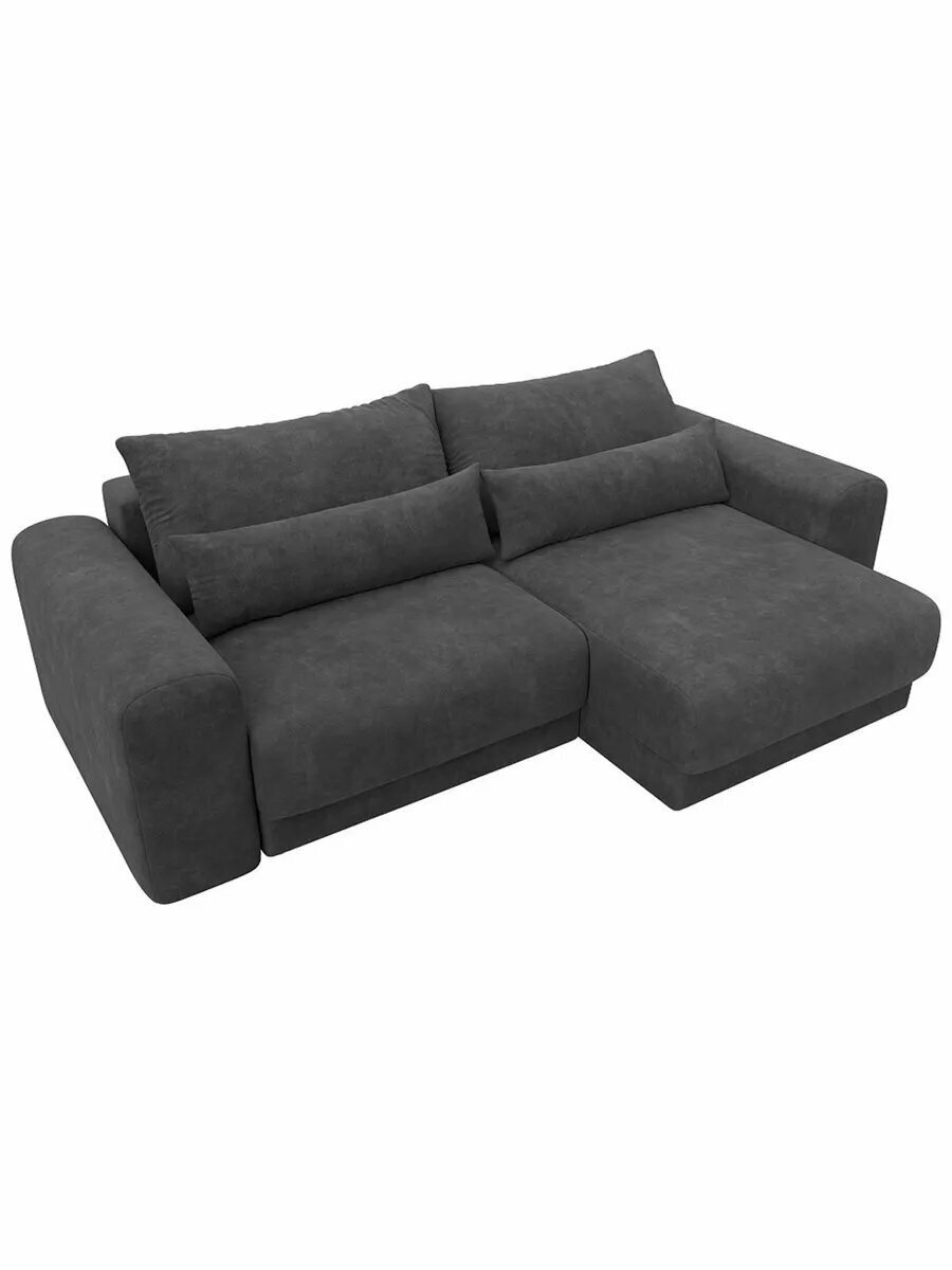 Диван с универсальным углом Крокус со спальным местом 140х200 см, пружинный матрас, ящик для белья, велюр