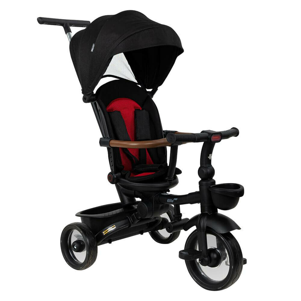 Pituso Elite PRO, детский трехколесный велосипед с 1,5 до 5 лет, цвет Black