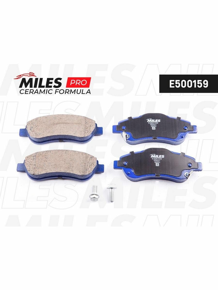 Колодки тормозные дисковые передние (со звуковым предупреждением) MILES E500159 для HONDA CR-V
