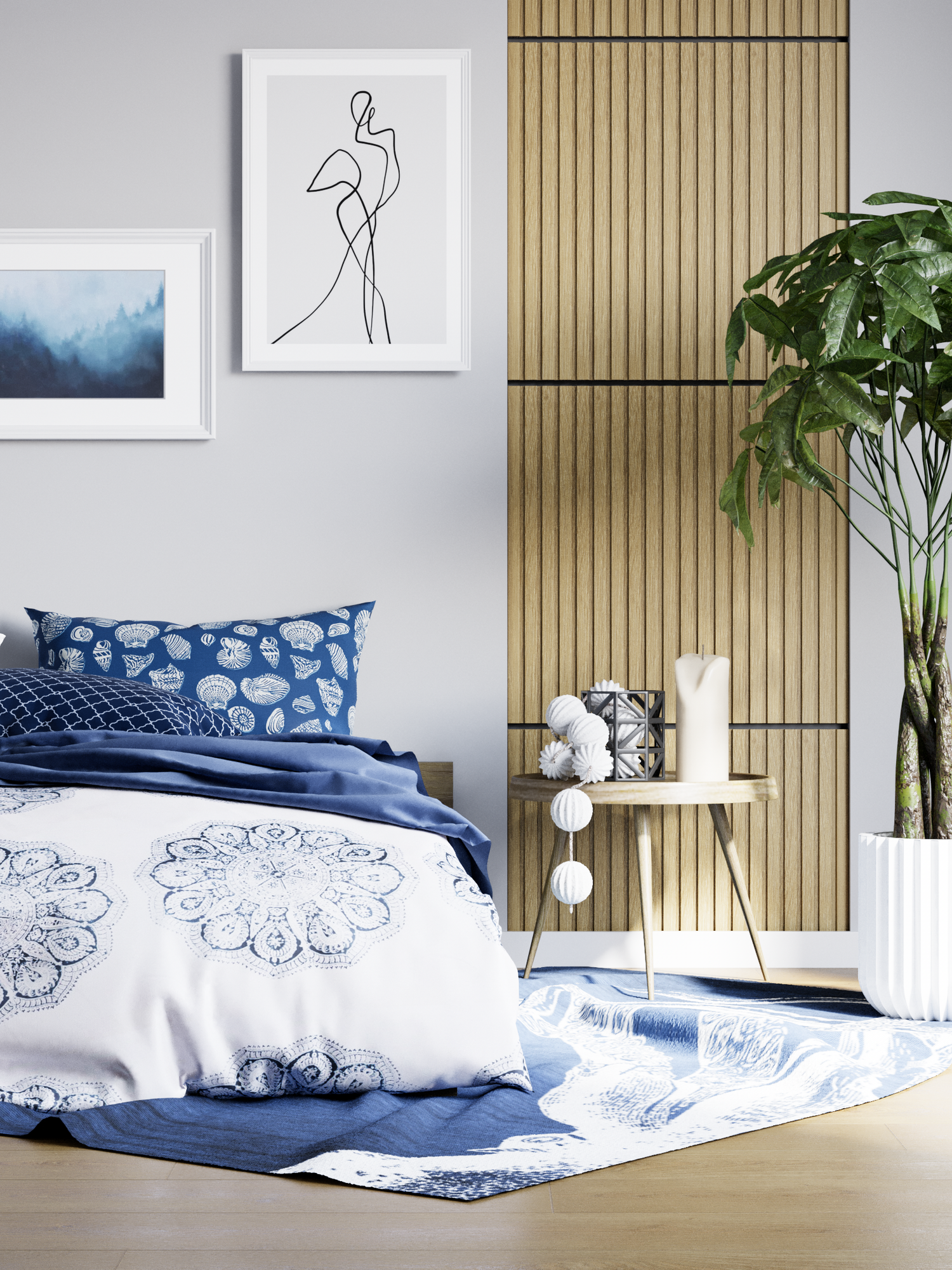 Комплект Реечной модульной стеновой панели саваш ДУБ сонома 0.62 м2 - в комплекте 6 модульных панелей, каждая габаритом 900*116*16 мм + 1 стартовая + 1 финишная планки