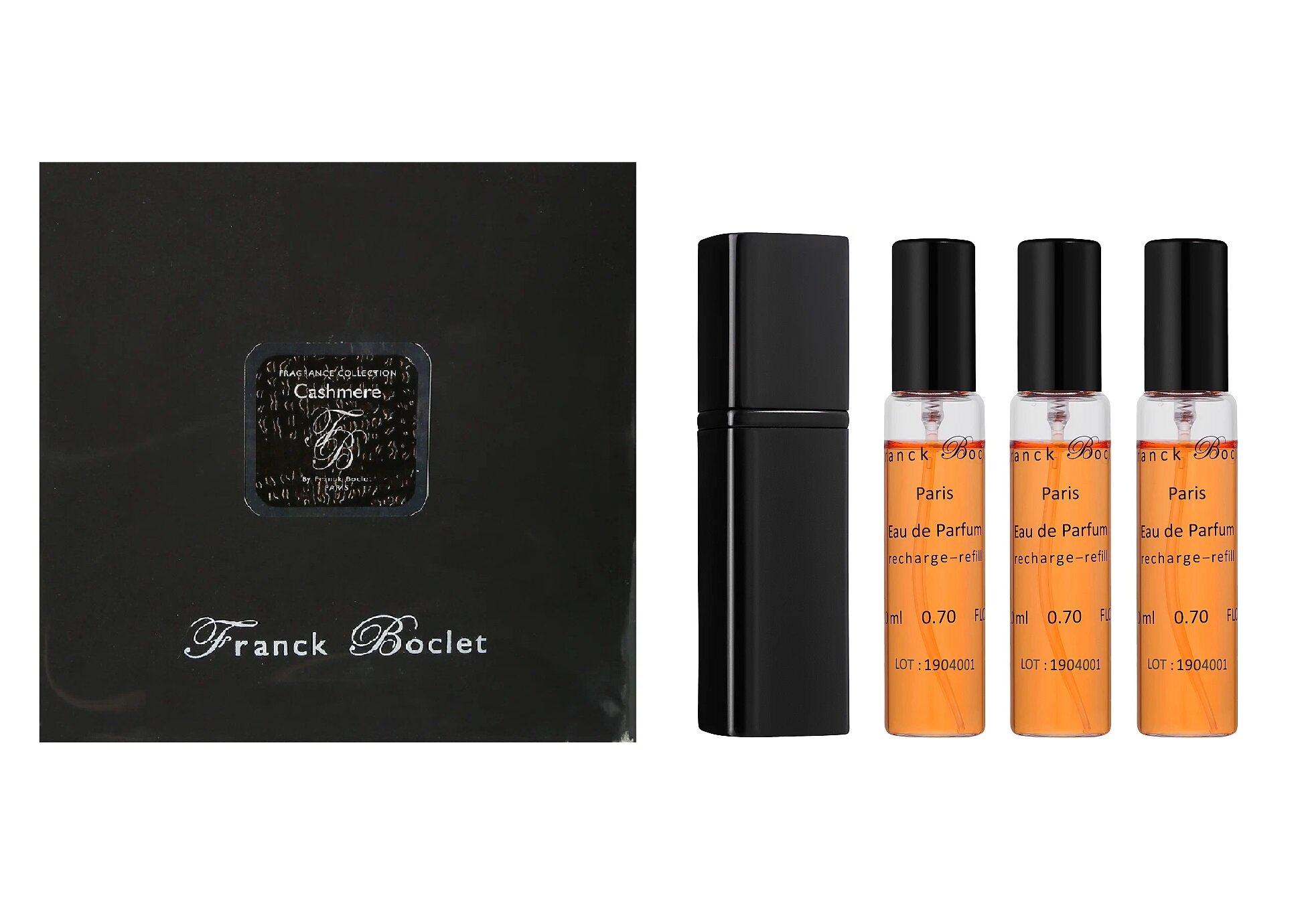 Парфюмерная вода Franck Boclet "Cashmere", унисекс, 4 шт. по 20 мл