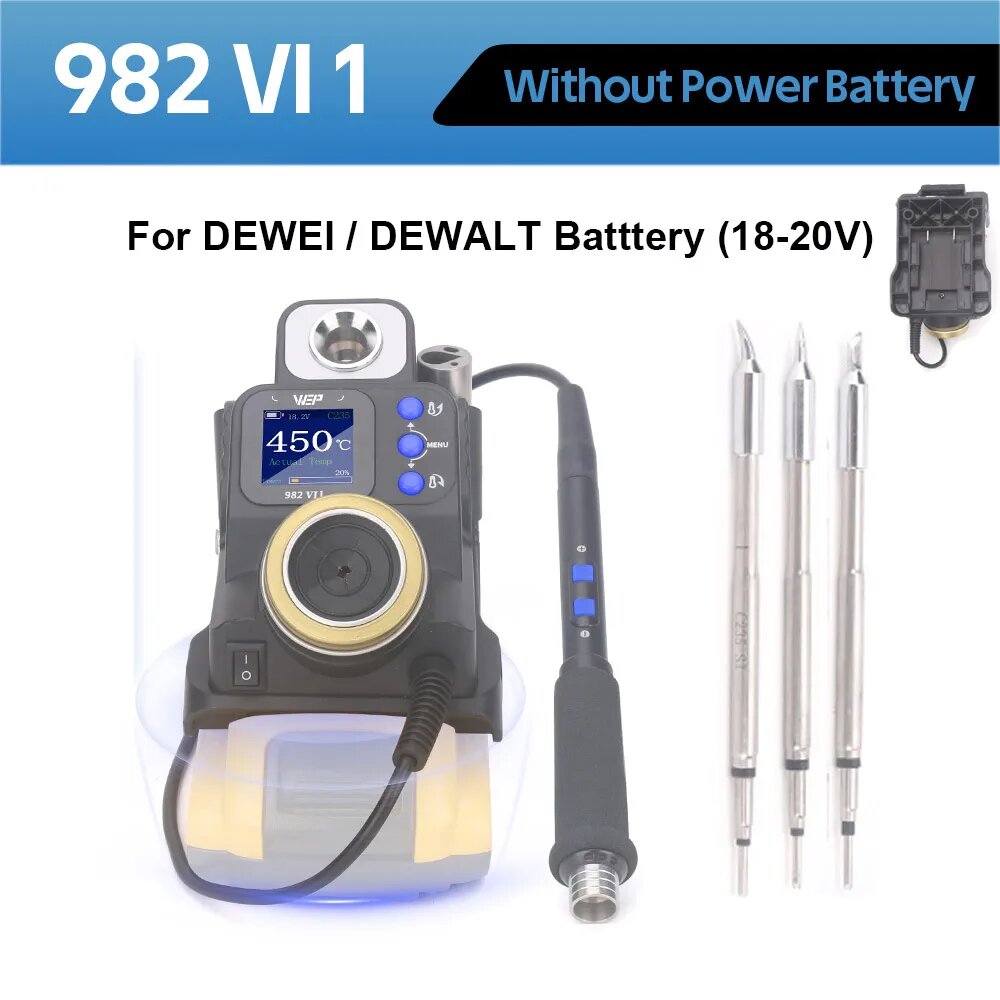 Паяльная станция WEP 982 VI1 2 для DEWALT