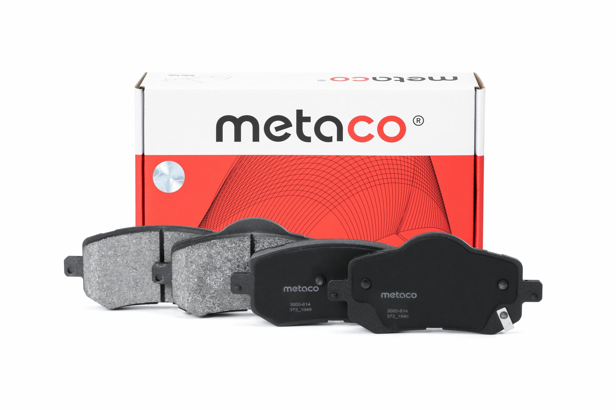 Колодки тормозные METACO передние, Chery Чери Arrizo 8 Арризо 8, 4048090200, M1E-3501080, 3000-814, комплект