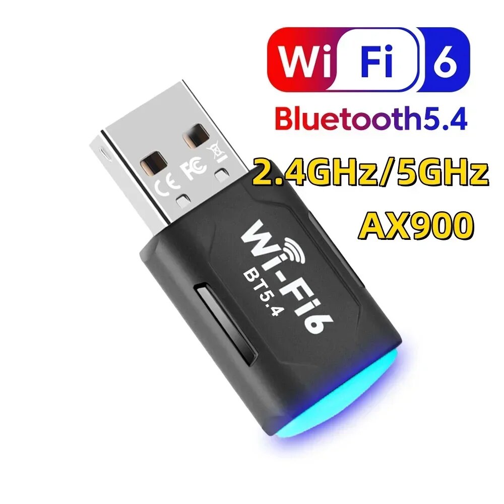 ICANING AX900 WiFi 6 Bluetooth 5.4 адаптер Style 6
