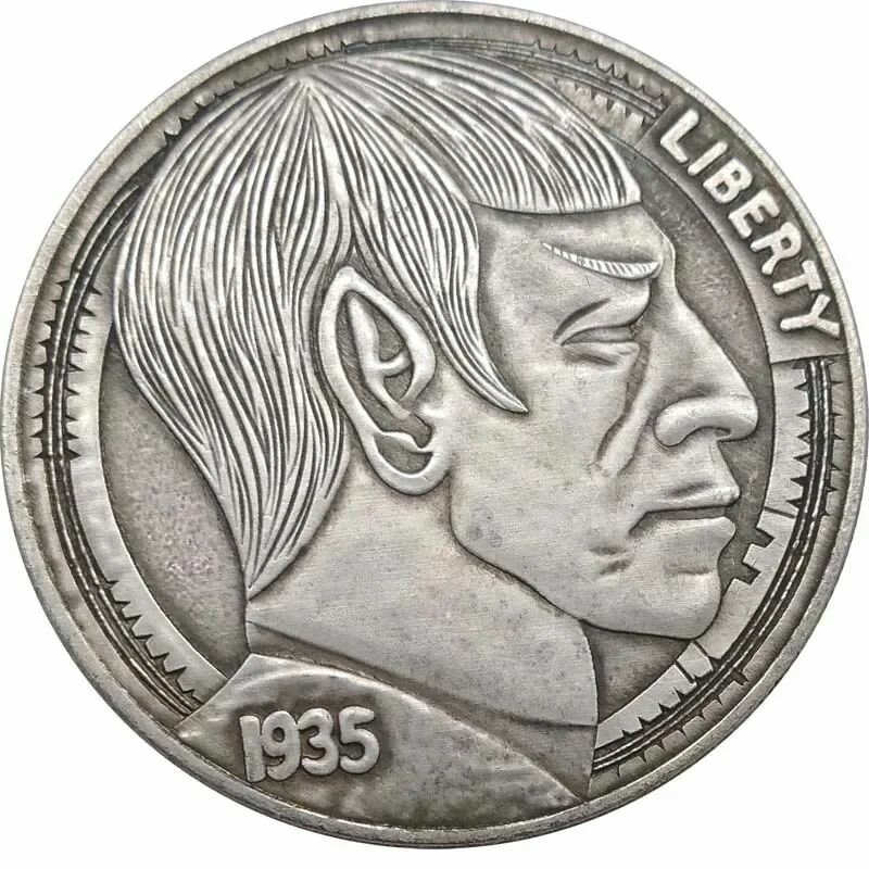 1 монета с черепом Моргана и памятным значком капитана пирата, подходящим для коллекции