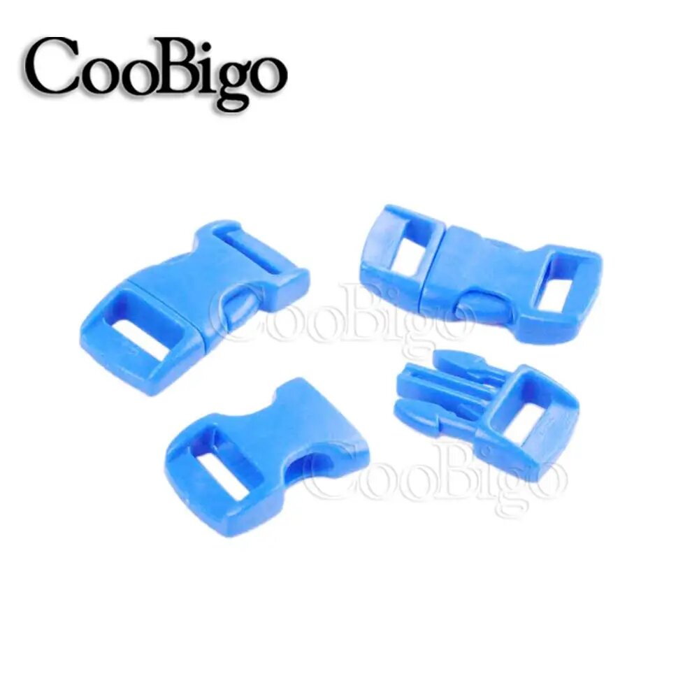 Пряжки CooBigo синие, 50 шт.