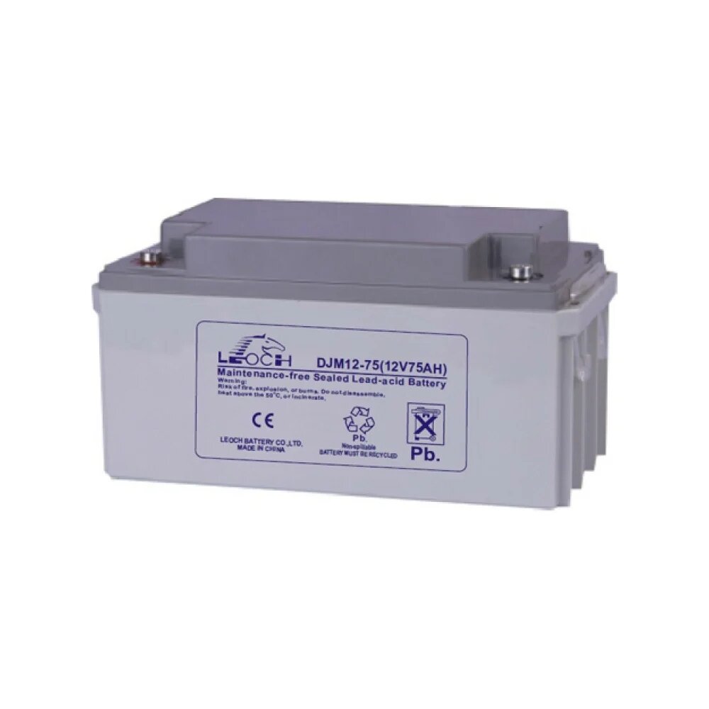 Аккумулятор для ИБП Leoch DJM1275 12В, 75 Ач УТ-00000573