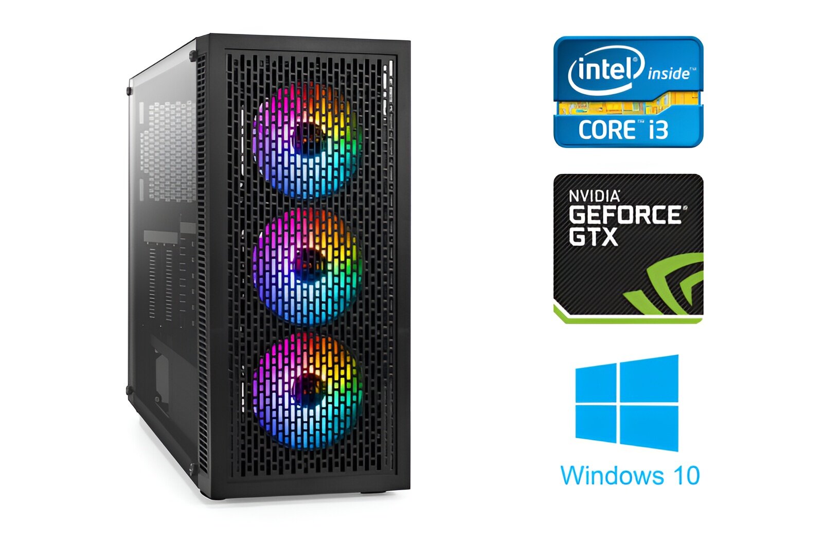 Системный блок TopComp AK 121991136 Intel Core i3 2100 NVIDIA GeForce GTX 1050 Ti /Windows 10 pro