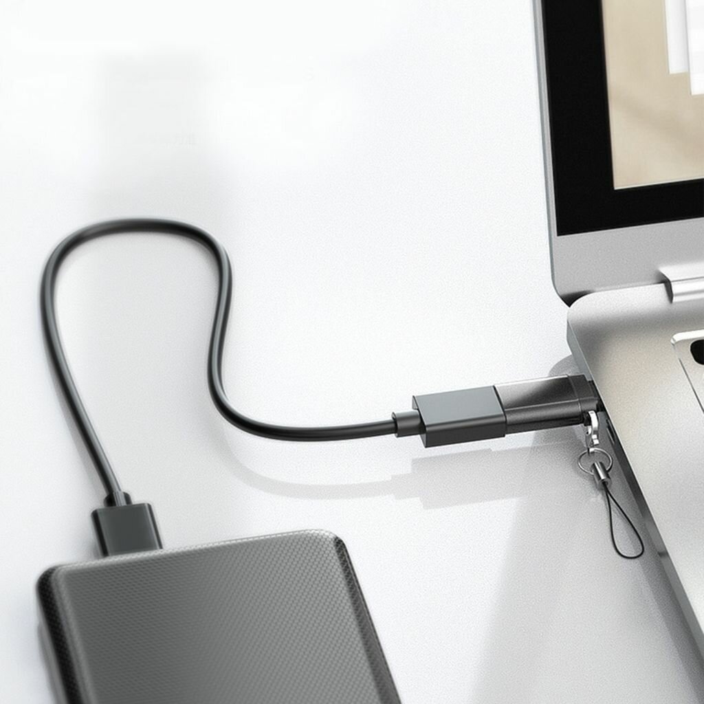 Адаптер Micro/TypeC 2-в-1 USB3.0 OTG-черный — фото 1