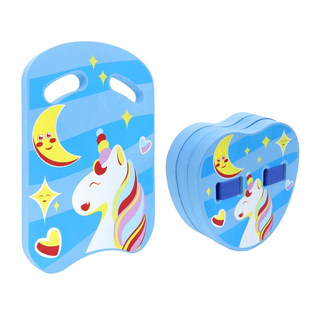 1 комплект из 2 предметов, вспомогательная мультяшная плавающая доска для плавания детей и взрослых набор плавающей спинки