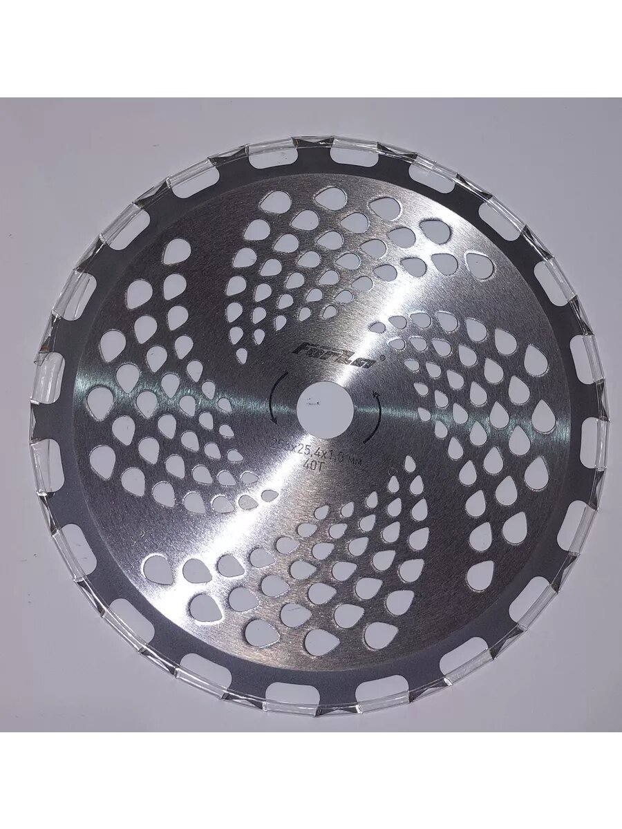 Нож для триммера 255*25,4* 40 зубый 1,3мм с напайками