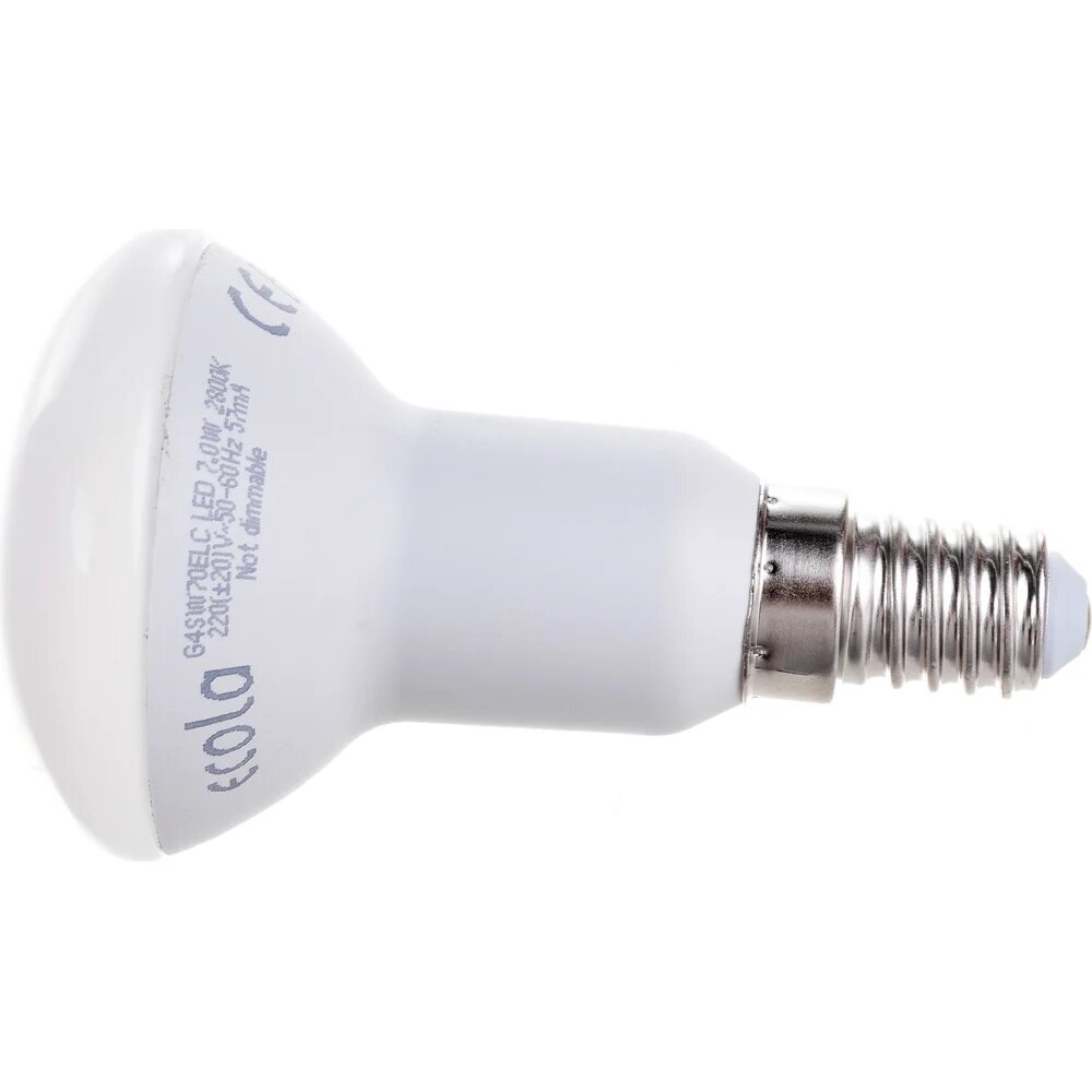 Светодиодная лампа Ecola Reflector R50 LED 7,0W 220V E14 2800K композит 85x50 G4SW70ELC, 4 шт