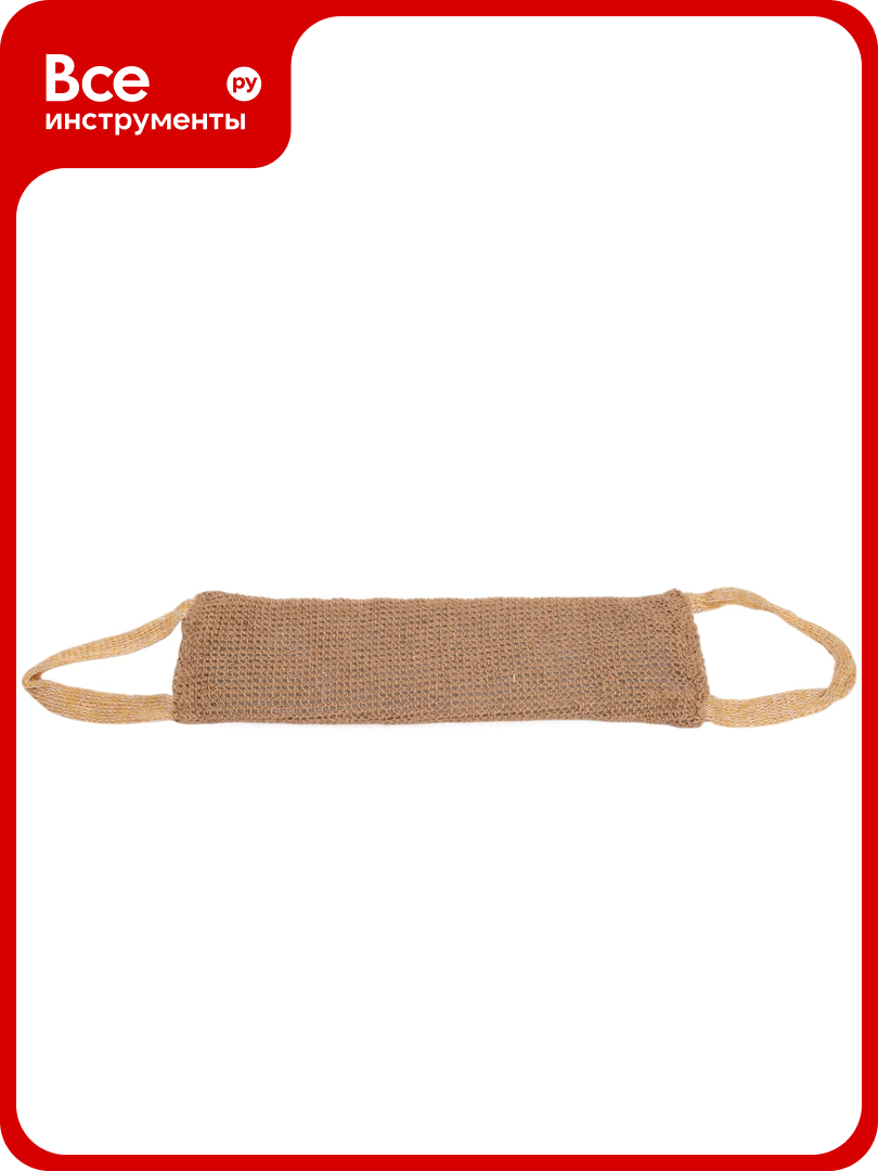 Мочалка Banika "Длинная", джут, см М6401 40x11, для ежедневного ухода и для всех типов кожи