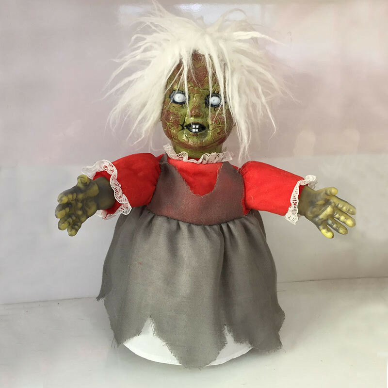 Привидение-ходячая кукла с устрашающим голосом и световыми эффектами для хэллоуинских развлечений