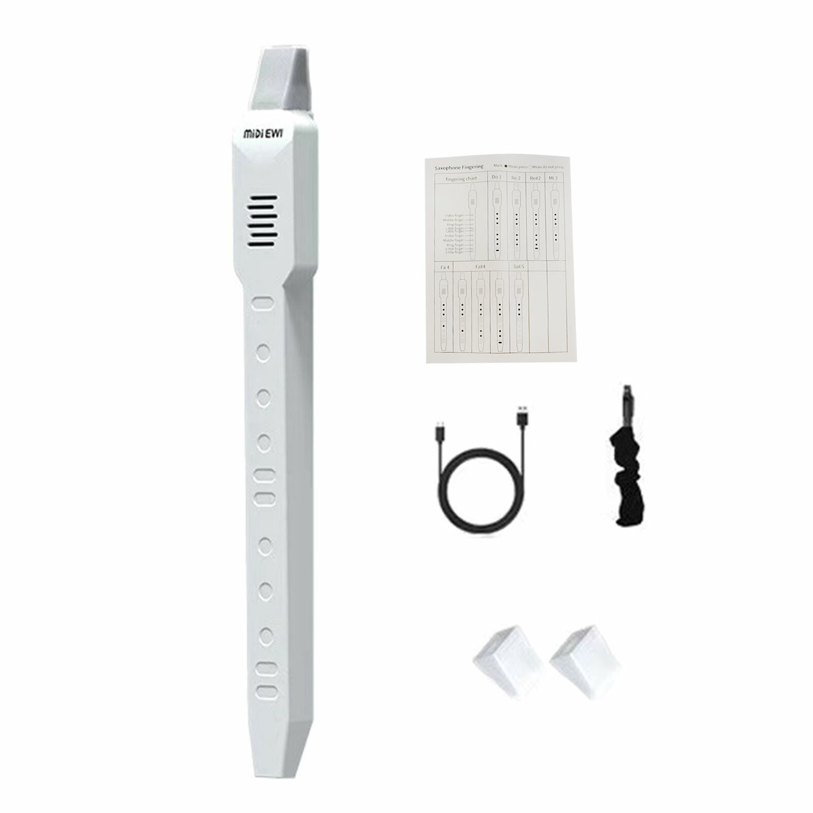 Мини электронный саксофон с съемной насадкой встроенные 10 музыкальных тонов
