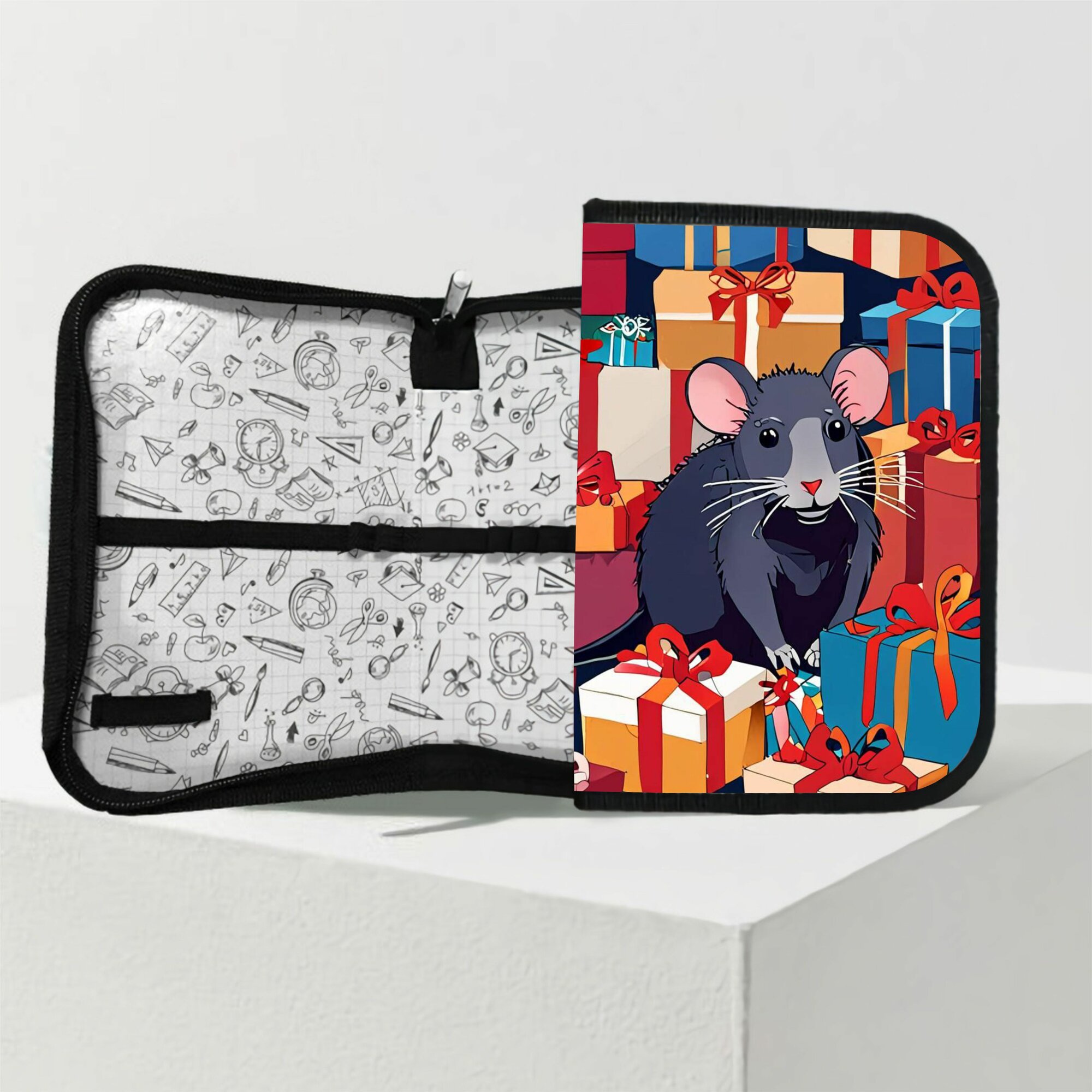 Школьный пенал "Крыса" №4