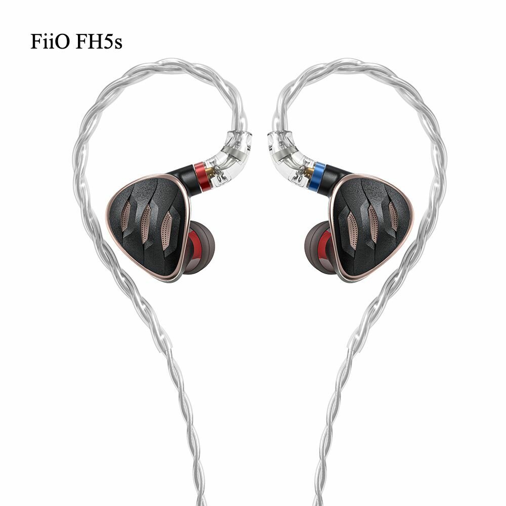 FiiO FH5s Наушники-вкладыши 2BA + 2DD с высокой точностью воспроизведения басов HiFi для смартфонов/ПК