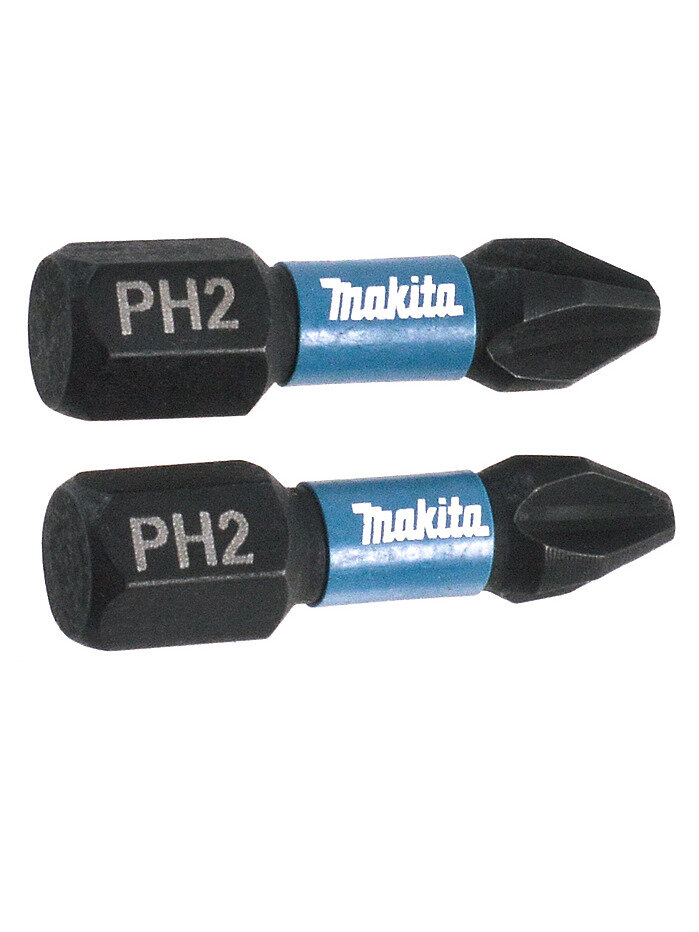 Бита (насадка) Makita PH2 Impact, 25 мм, C-form, 2 шт.
