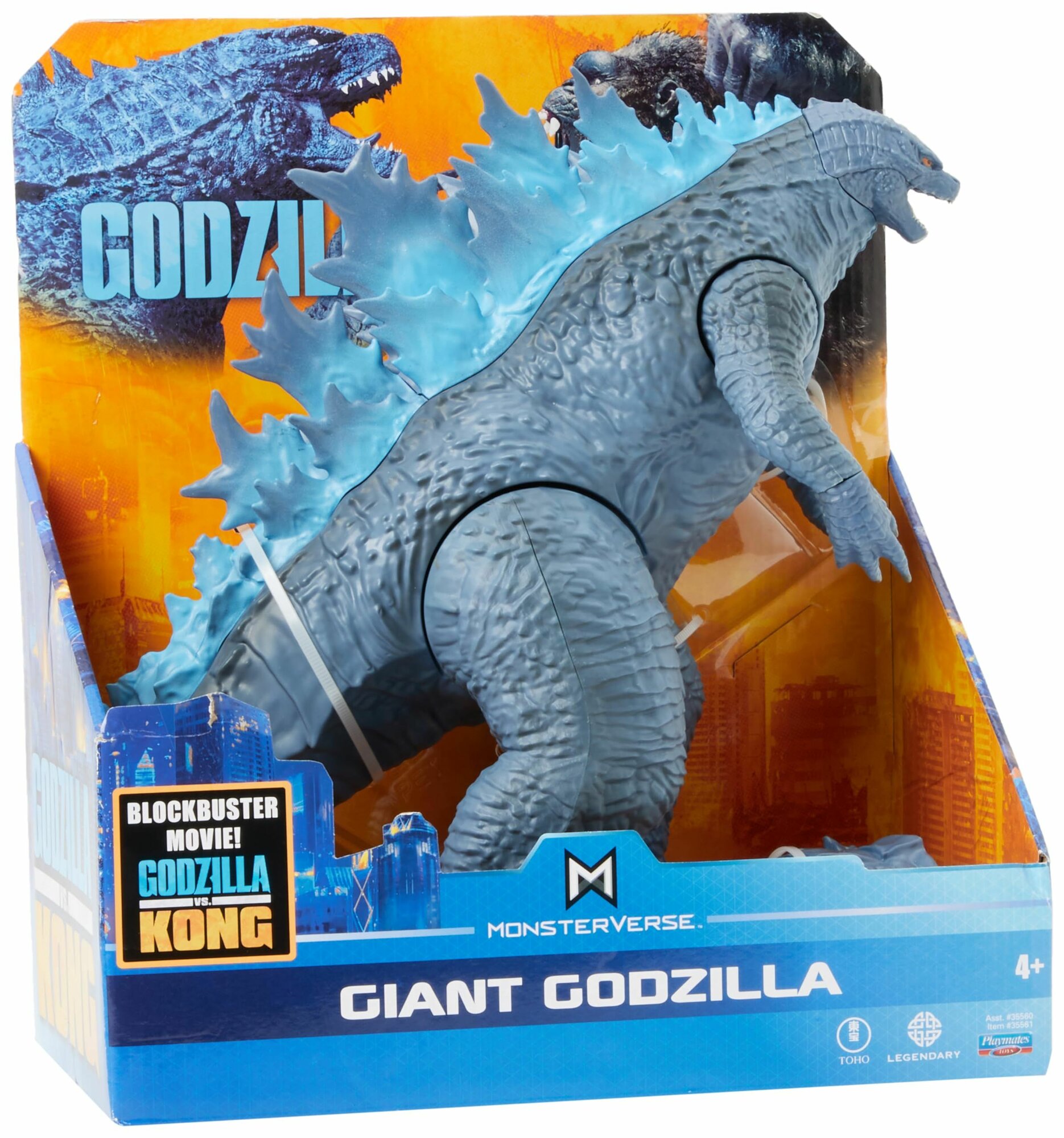 Playmates Toys Godzilla vs Kong monsterverse / 11-дюймовая фигурка гигантского Мехагодзиллы , Годзилла против Конга
