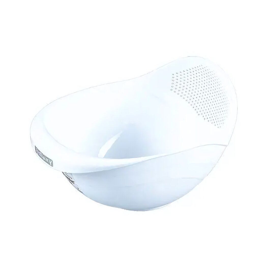 Миска-дуршлаг «Paola» 2л, пластик, белый цвет, удобная ручка, для макарон и овощей