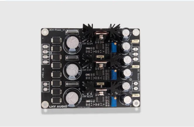 LHY 3-channel DC linear positive and negative voltage regulator power supply finished board LT1963A OP+MOS high-speed low-noise