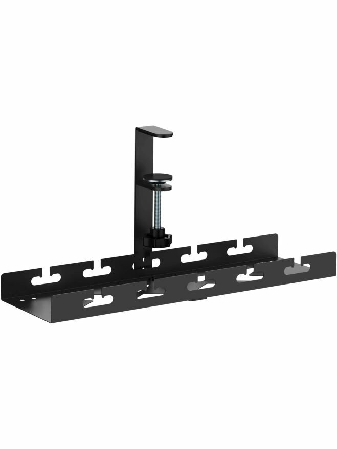 Кабель-канал Cactus CS-CM-400-1BK для столов 40x12.9x19см черный