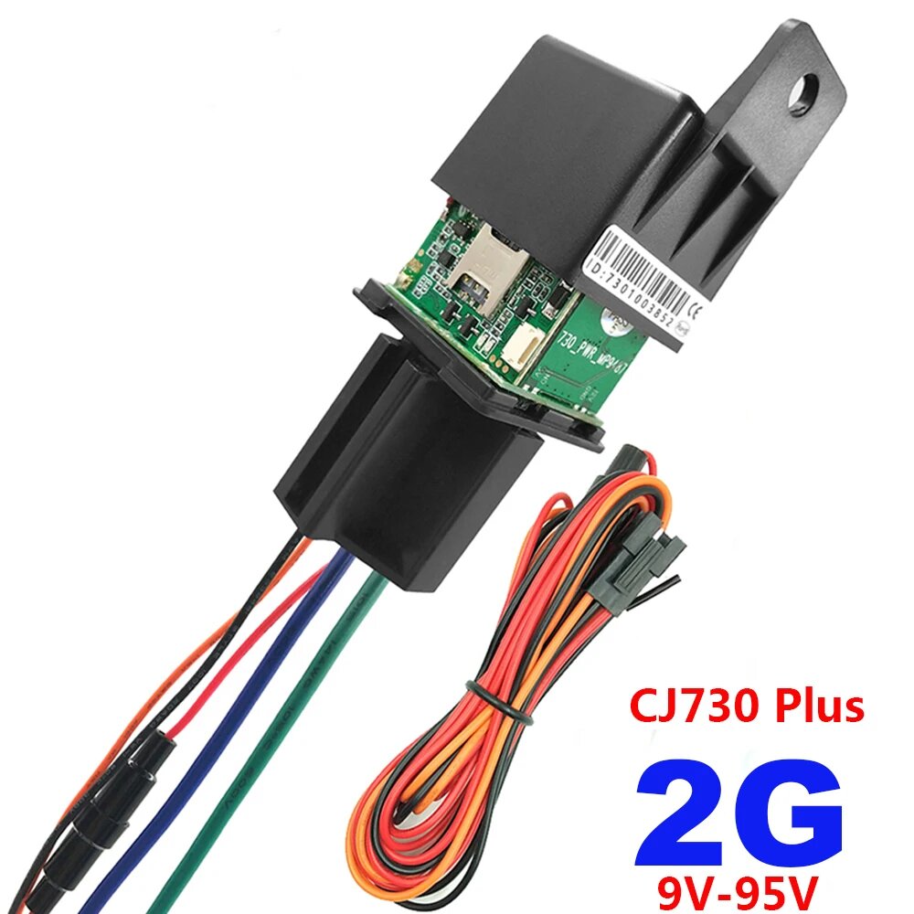 Глобальный 4G многорежимный GPS-трекер, автомобильное реле, реле, масло ACC, SMS-вызов, сигнализация, мотоцикл, буксировка на выезде, защита, отслеживание CJ730, CJ730Plus 2G