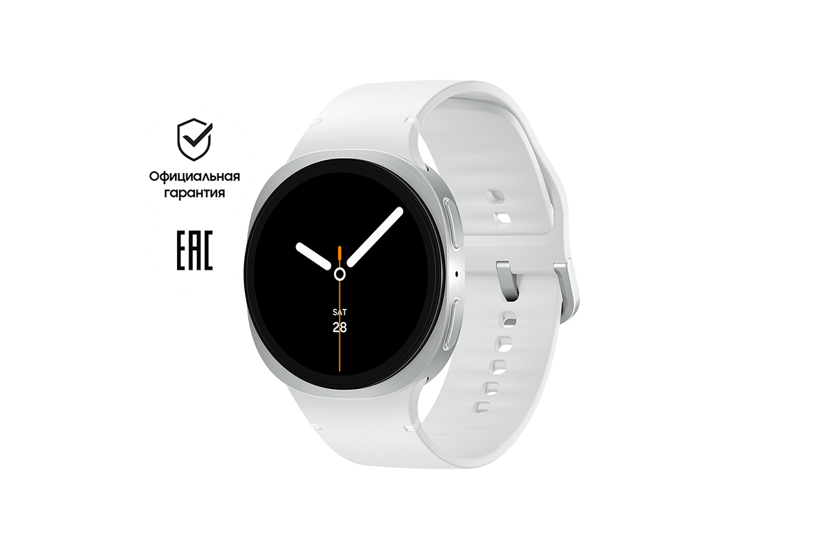 Смарт-часы Samsung Galaxy Watch 8 40 mm LTE, Серебро