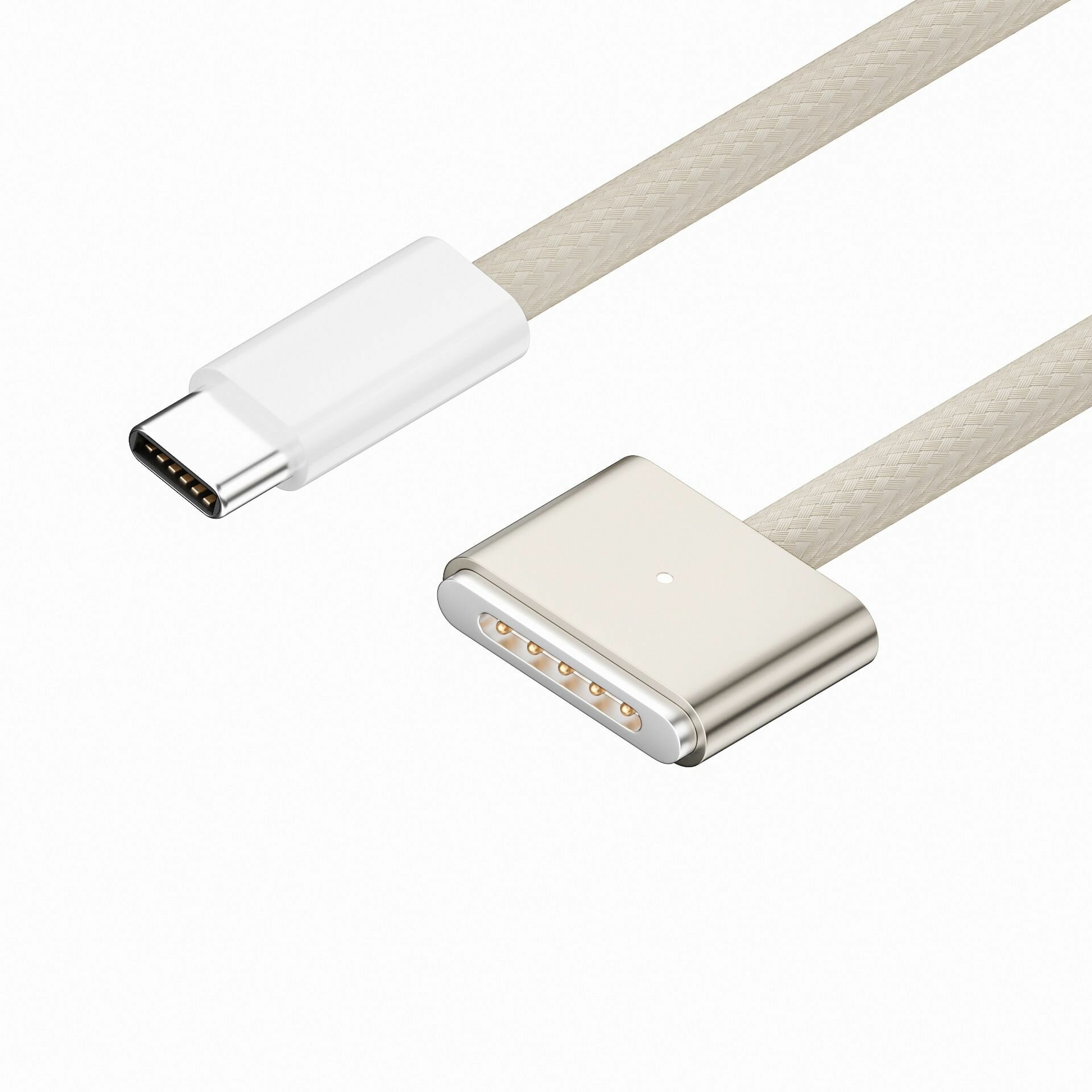 Кабель USB-C MagSafe 3 мощностью 140 Вт, совместимый с MacBook Pro 2023 (M2, 14/16 дюймов), MacBook Air 2022 (M2), Cable для зарядки Magnetic 3 для MacBook Pro 2021 2 м