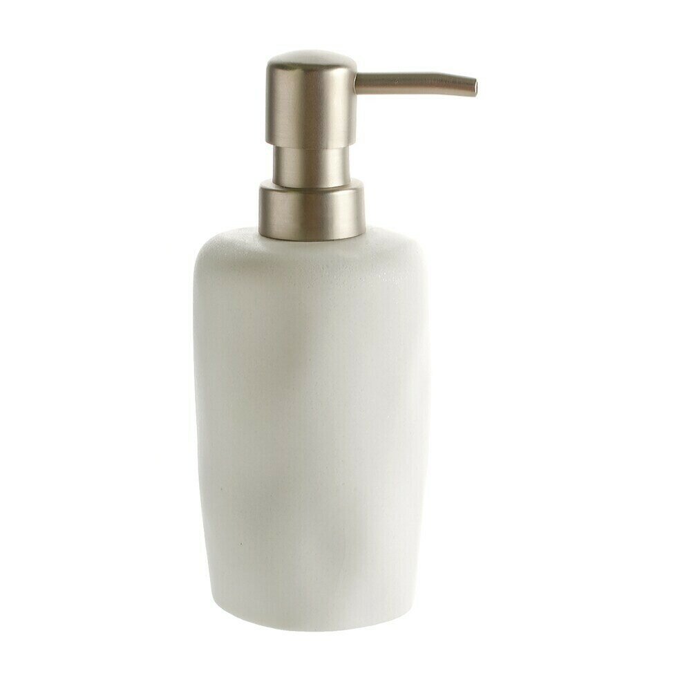 Дозатор для мыла Zenfort Айсберг настольный полирезин белый (107008)